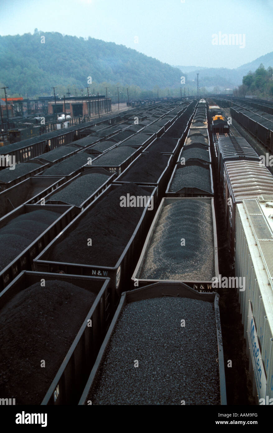 COAL TRAIN WEST VIRGINIA Stock Photo - Alamy
