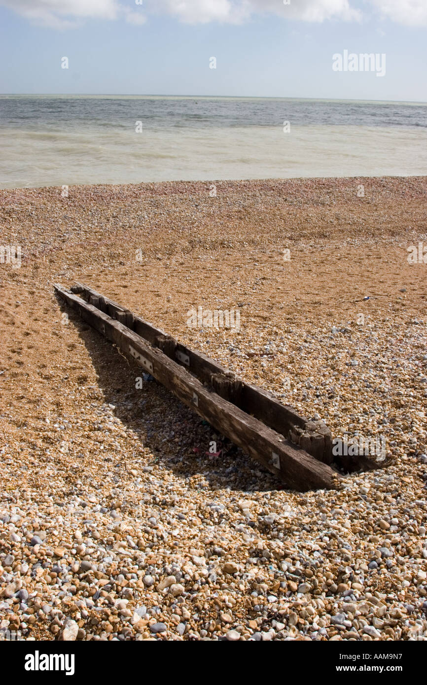 Groynes on a shingle beach Stock Photo - Alamy
