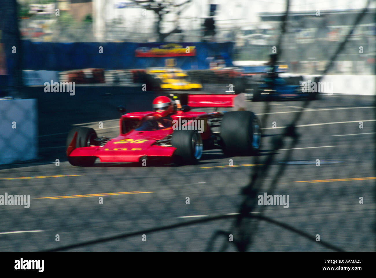 Indy style race cars at the LA Grand Prix Stock Photo - Alamy