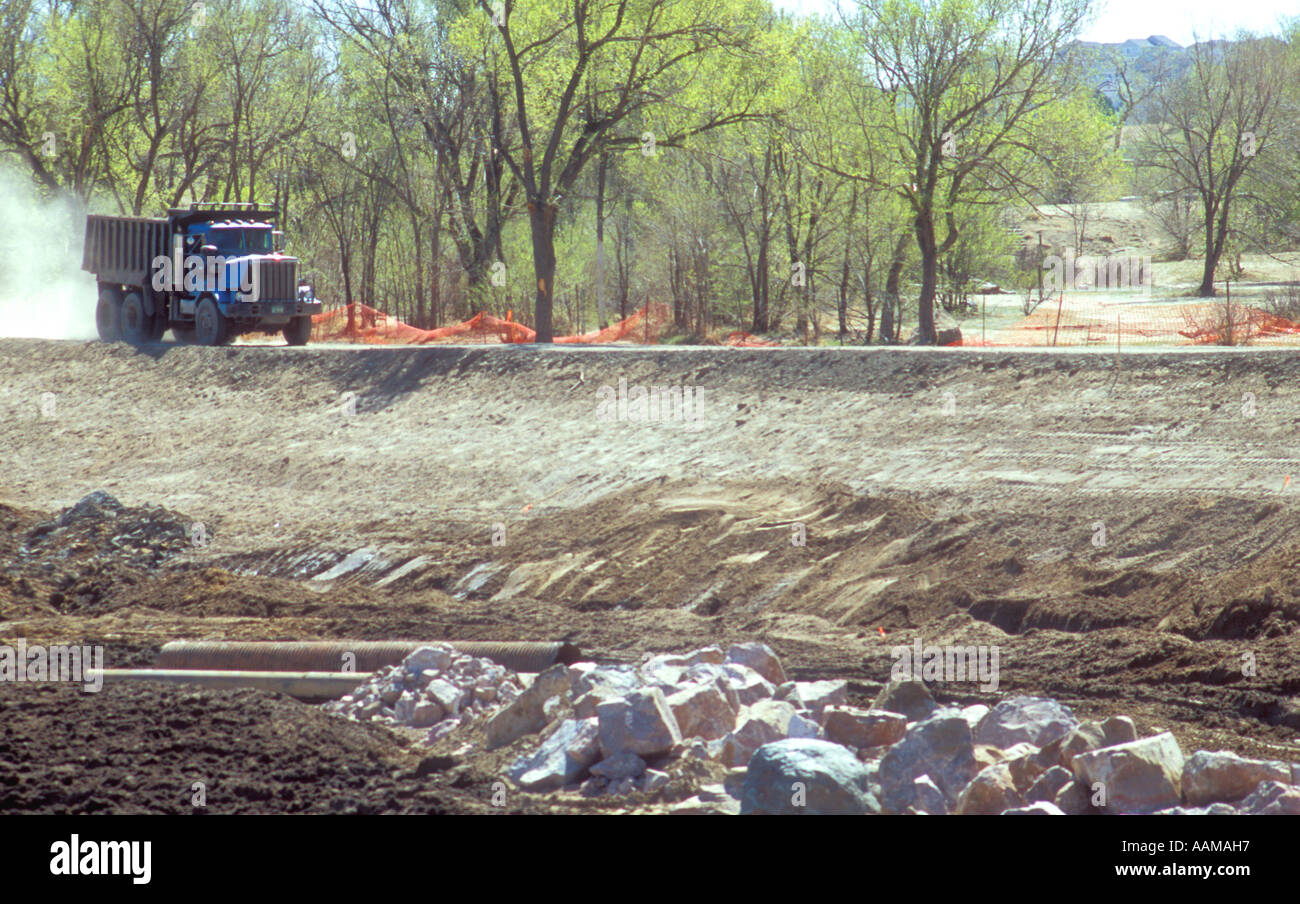 Dump truck hauling rocks hi-res stock photography and images - Alamy