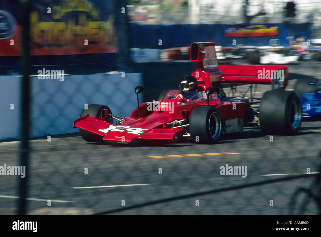 Indy style race cars at the LA Grand Prix Stock Photo - Alamy