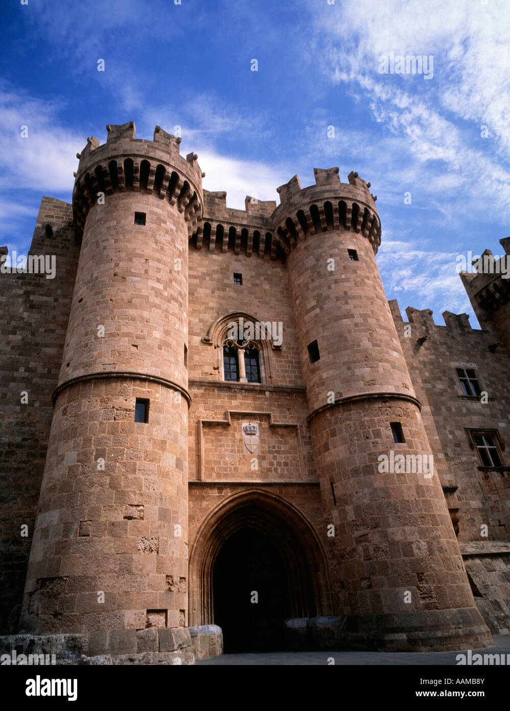 RHODES GREECE PALACE OF THE GRAND MASTER Stock Photo - Alamy