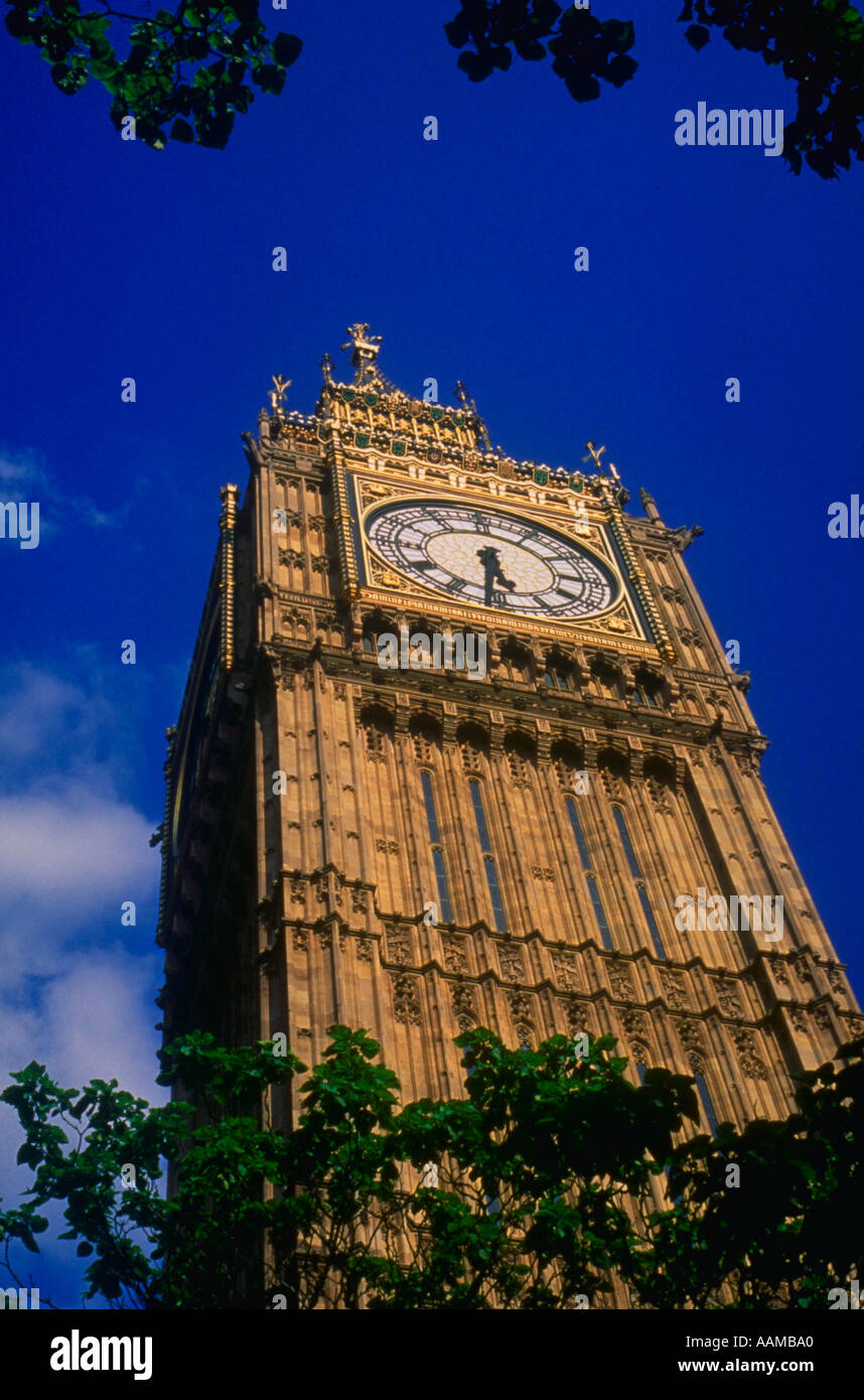 Big Ben clock on House of Parliament Great Britain Stock Photo - Alamy