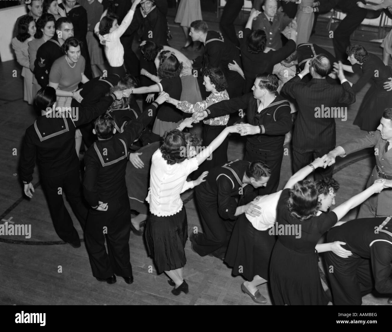 Group conga line dance hi-res stock photography and images - Alamy