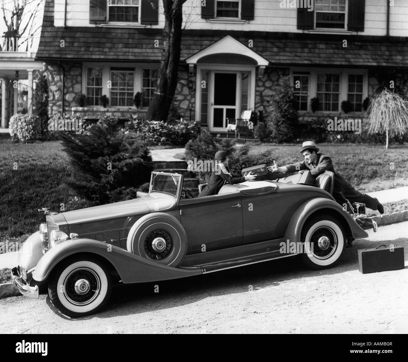 1930s packard car Black and White Stock Photos & Images - Alamy