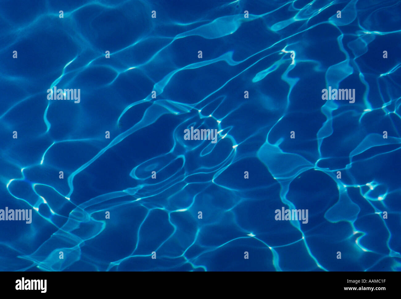 Ripples in clear blue water Stock Photo - Alamy