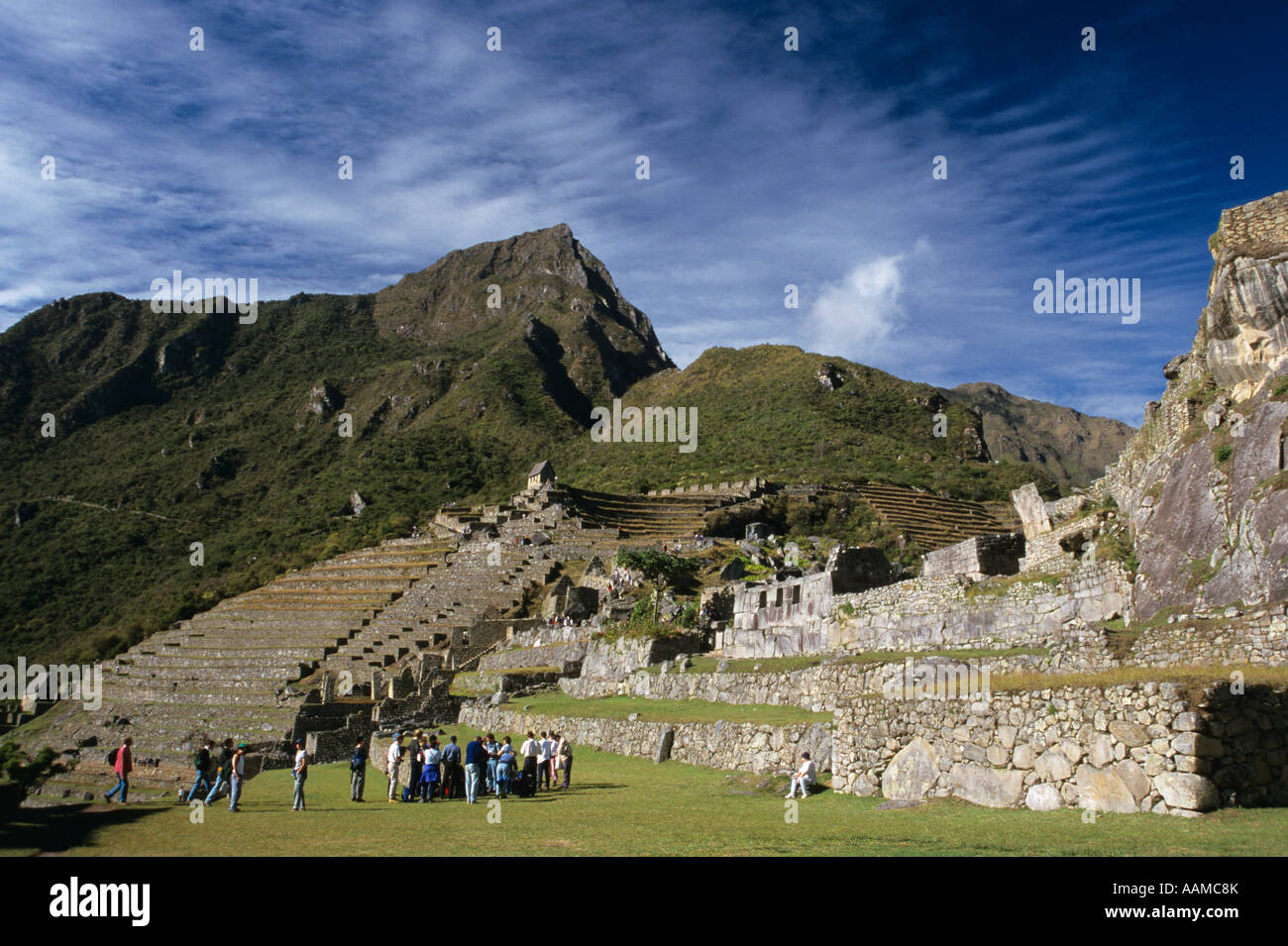 MACHU PICCHU PERU INCA RUINS Stock Photo - Alamy