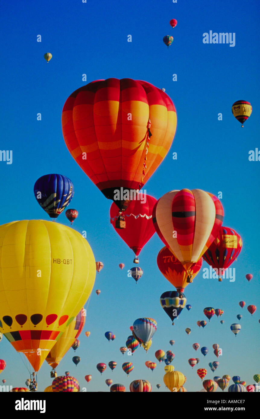 Hot air balloons at Albuquerque Balloon Fiesta Stock Photo - Alamy