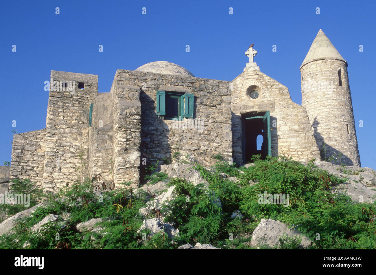 NNEW BIGHT BAHAMAS CAT ISLAND HERMITAGE OF FATHER JEROME Stock Photo ...