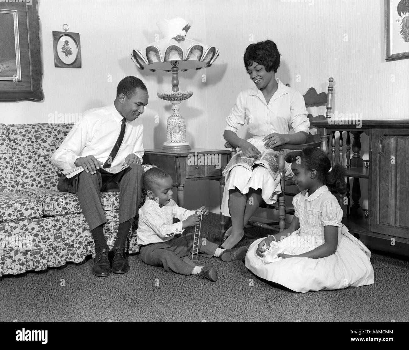 1960s African American Family