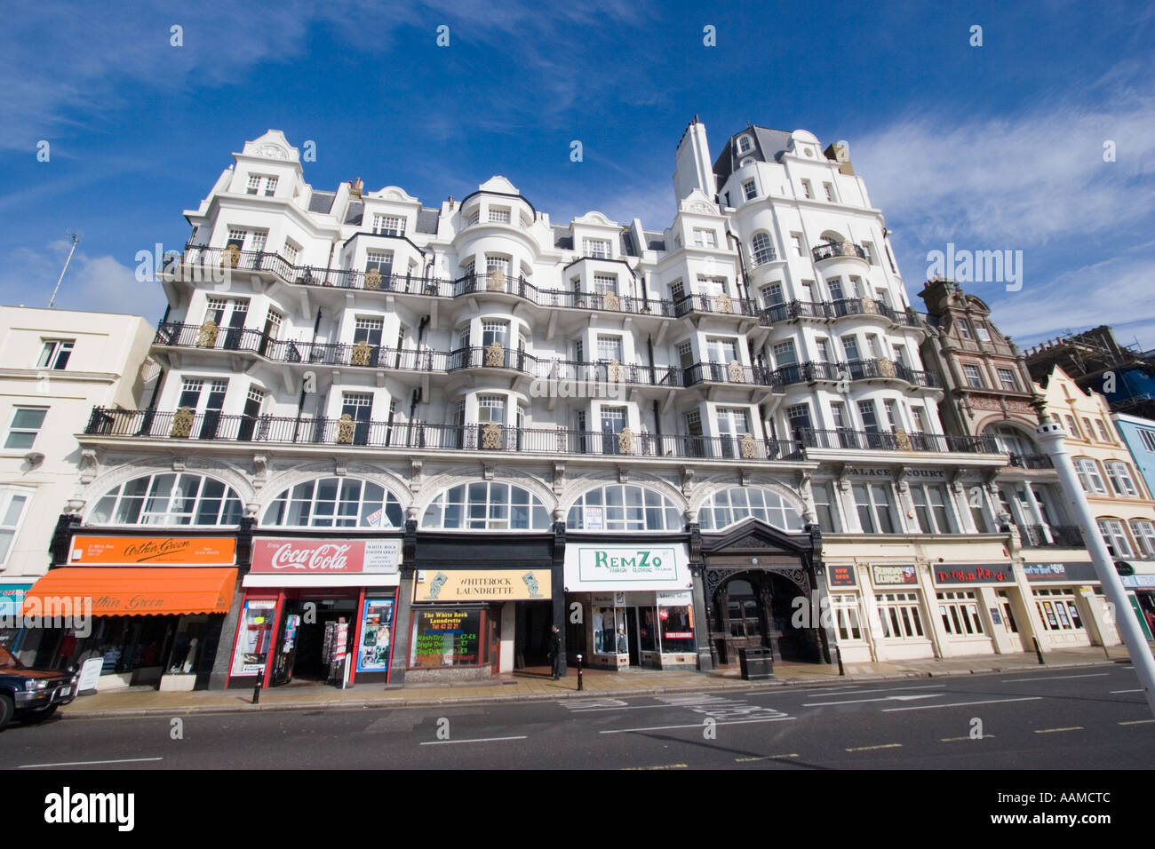 The sea front Hastings East Sussex Stock Photo - Alamy