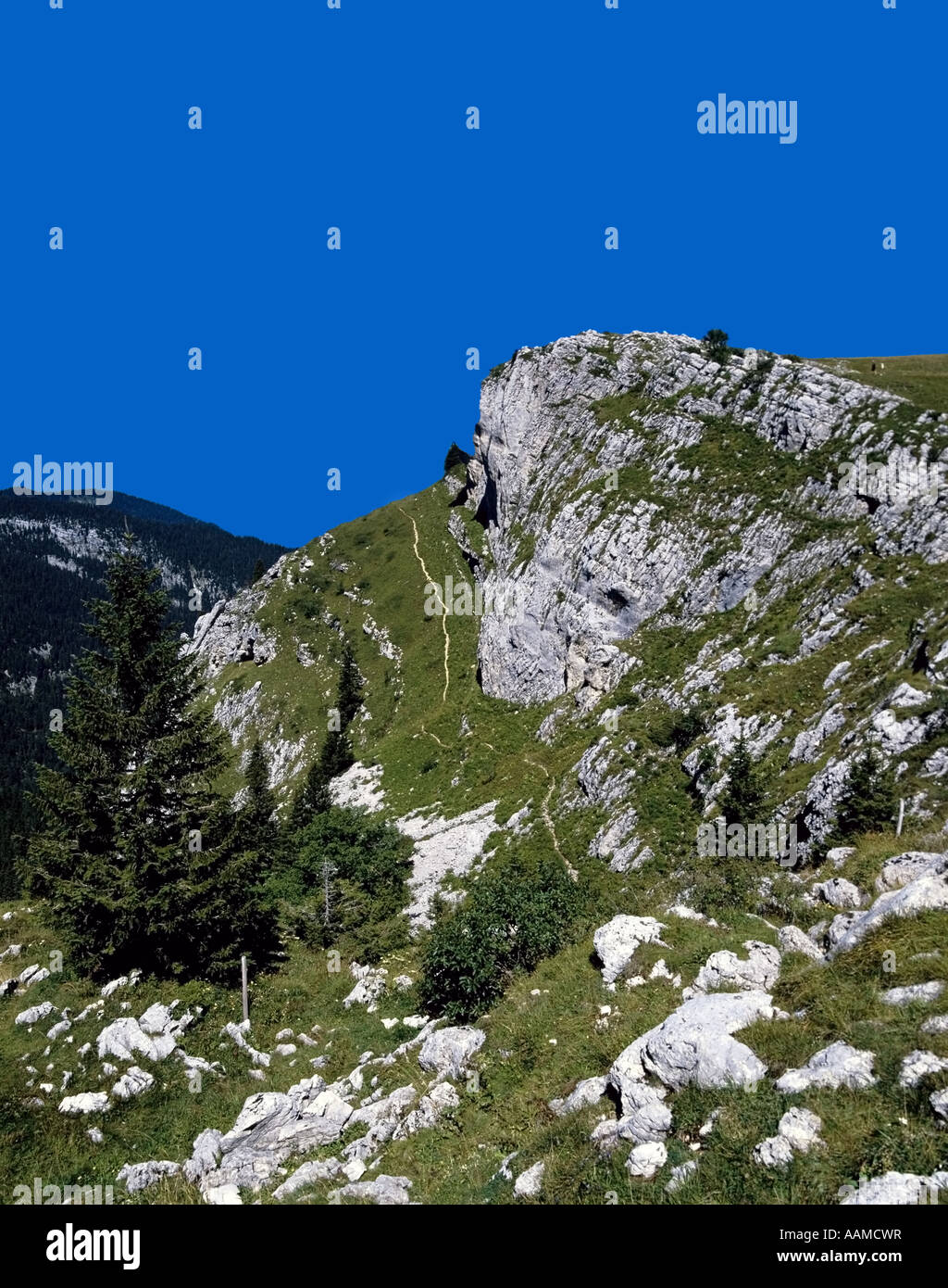 the chartreuse mountain range the alps haute alpes france europe Stock ...