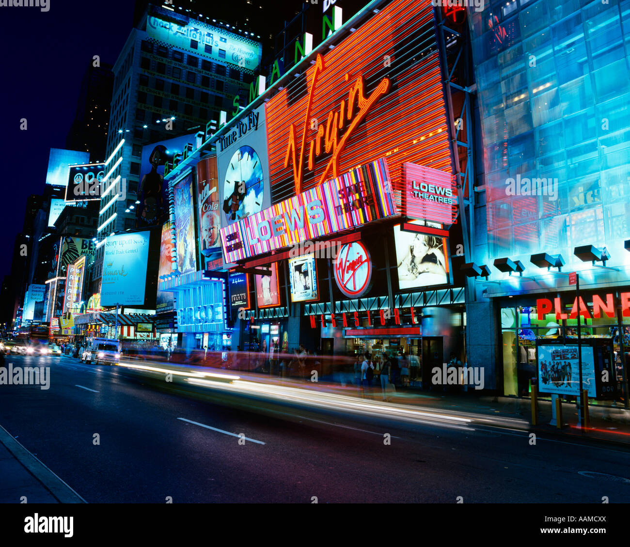 Virgin megastore times square hi-res stock photography and images - Alamy