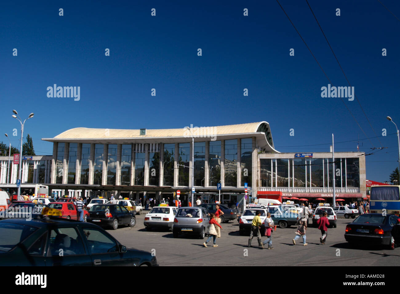 Brasov, railway station Stock Photo - Alamy