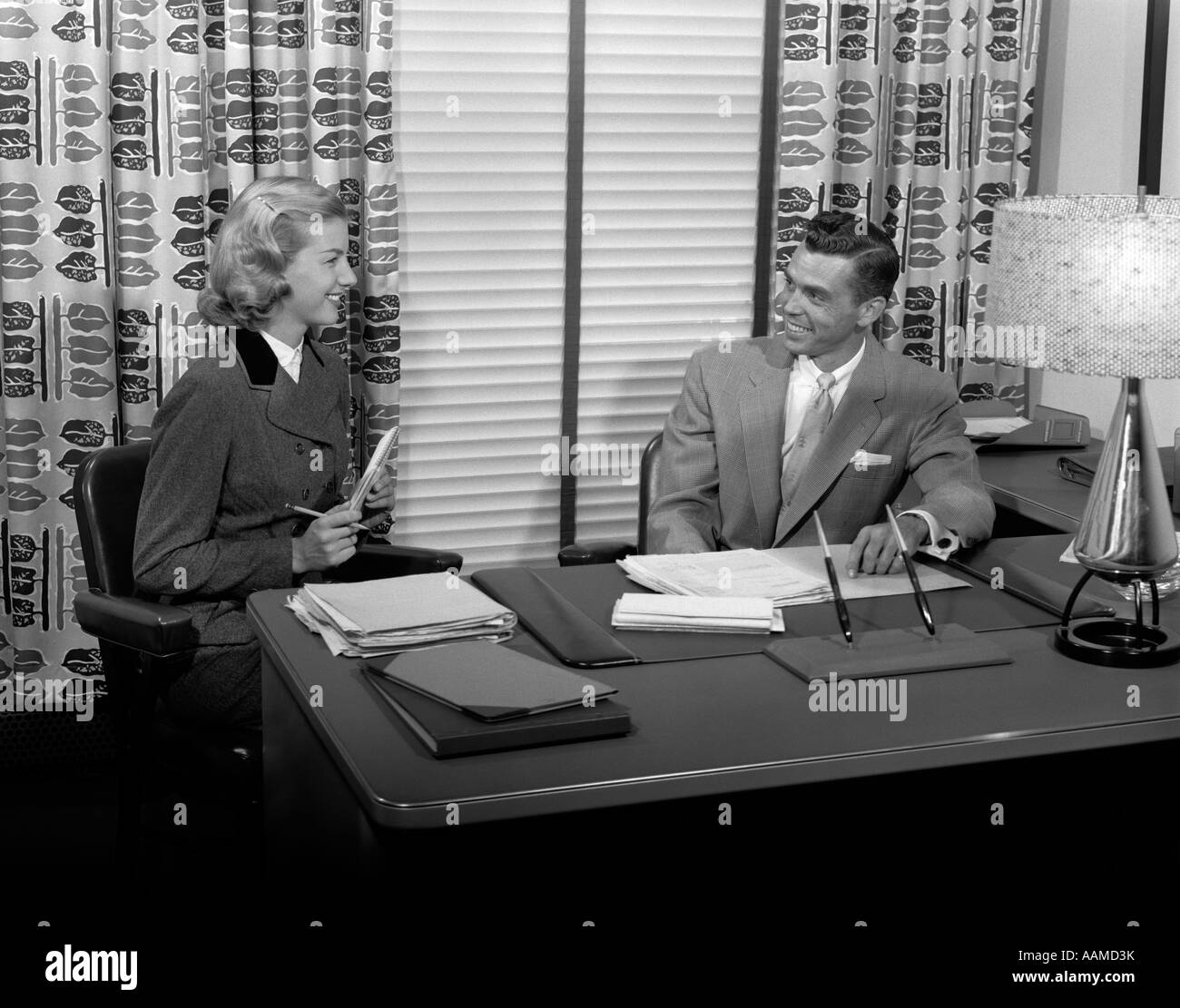 1950s office hi-res stock photography and images - Alamy