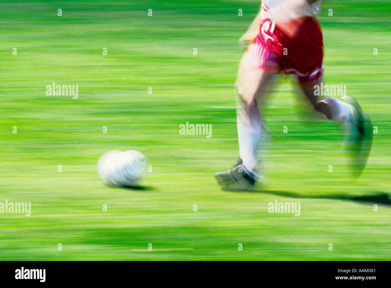 detail of a soccer player s legs football Stock Photo - Alamy
