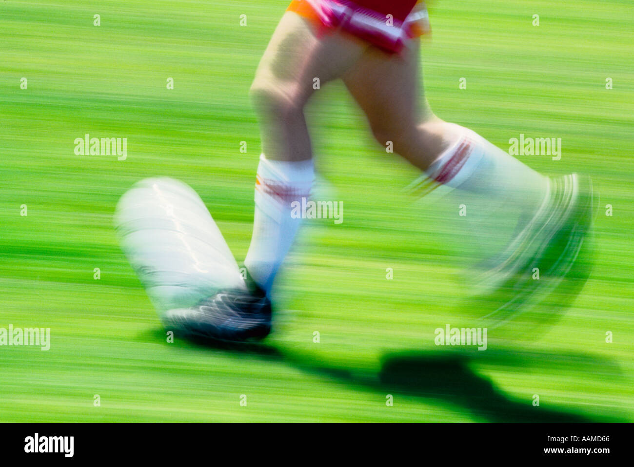 detail of a soccer player s legs football Stock Photo - Alamy