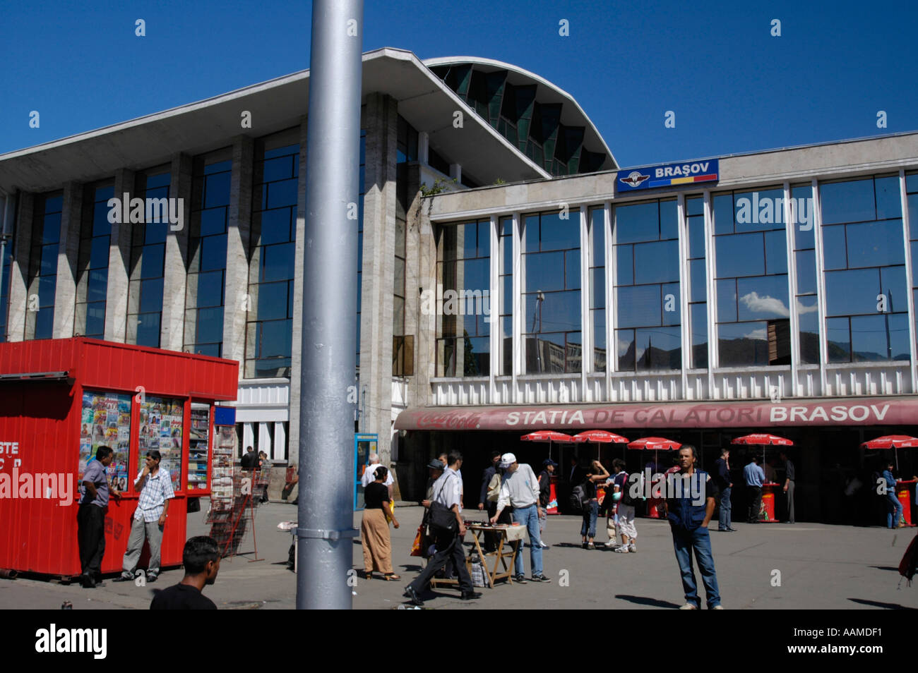 Brasov, railway station Stock Photo - Alamy