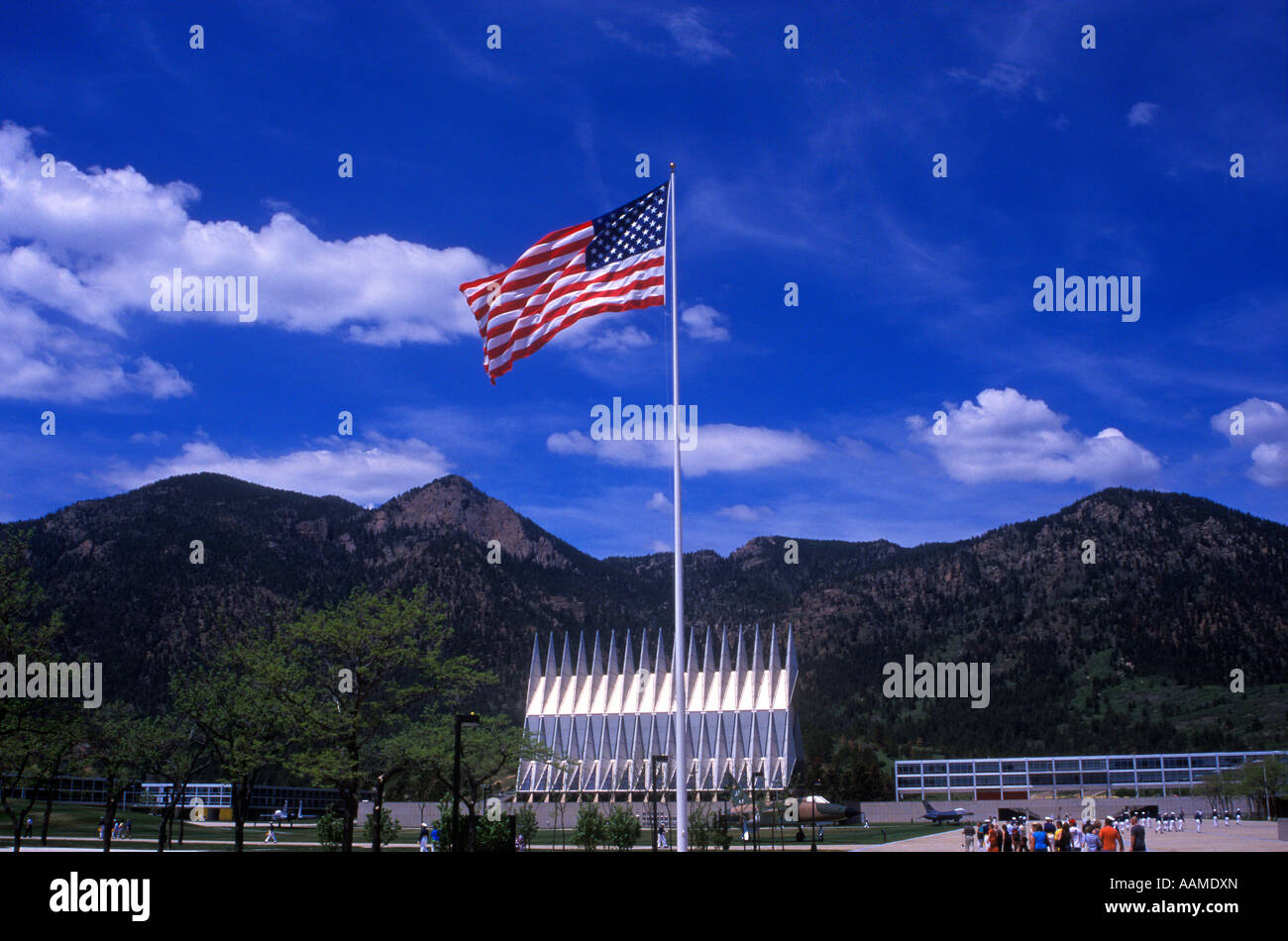 COLORADO SPRINGS CO US AIR FORCE ACADEMY CHAPEL Stock Photo - Alamy