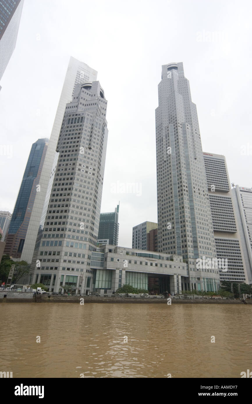 Singapore High rise banks near the old port area Stock Photo - Alamy