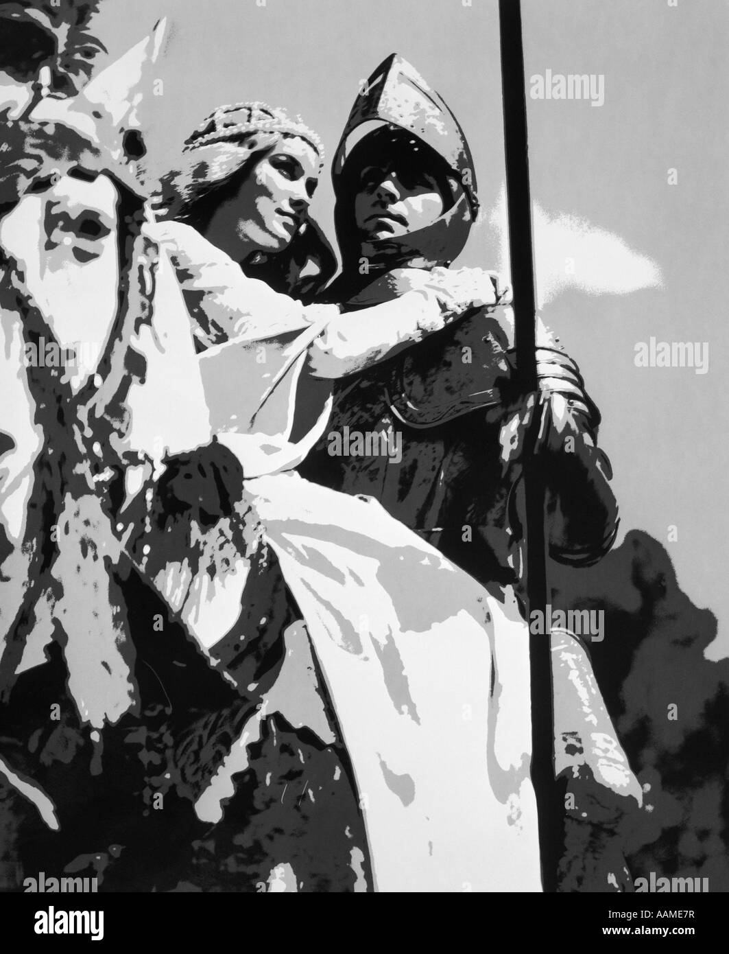 Romantic time horse Black and White Stock Photos & Images - Alamy