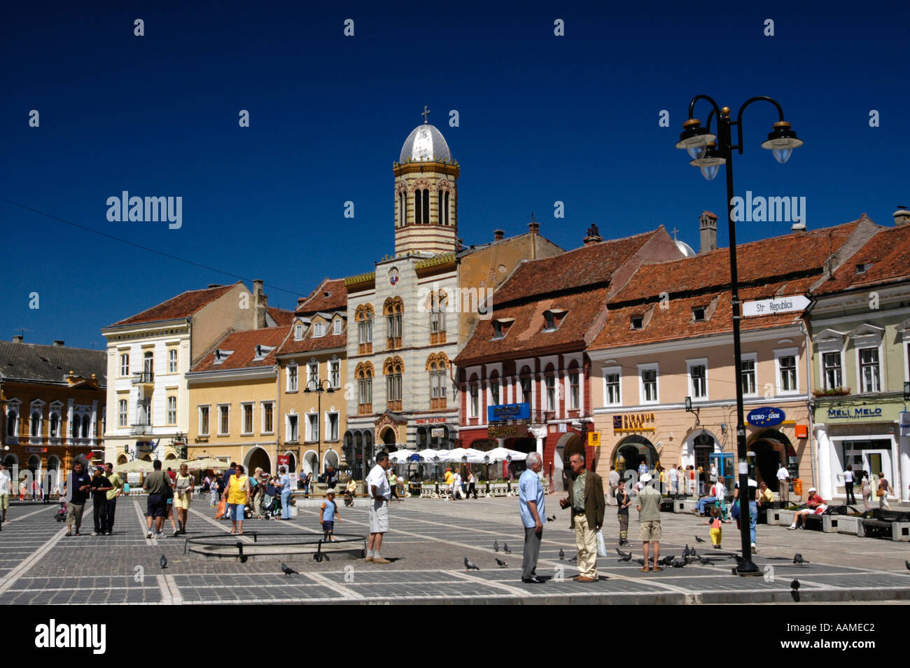 Brasov city center orthodox hi-res stock photography and images - Alamy