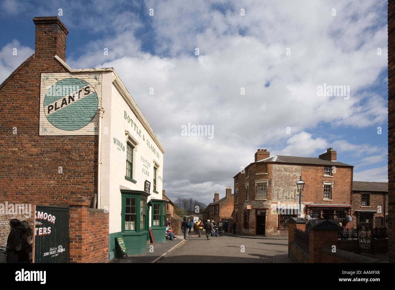UK England West Midlands Dudley Black Country Museum street Stock Photo ...