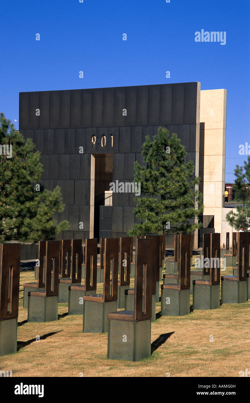 OKLAHOMA CITY OK OKLAHOMA CITY NATIONAL MEMORIAL FIELD OF EMPTY CHAIRS ...