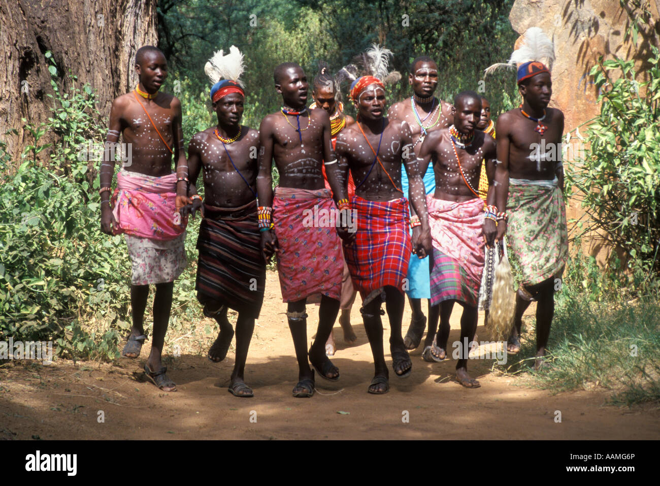 KENYA TURKANA MEN Stock Photo - Alamy