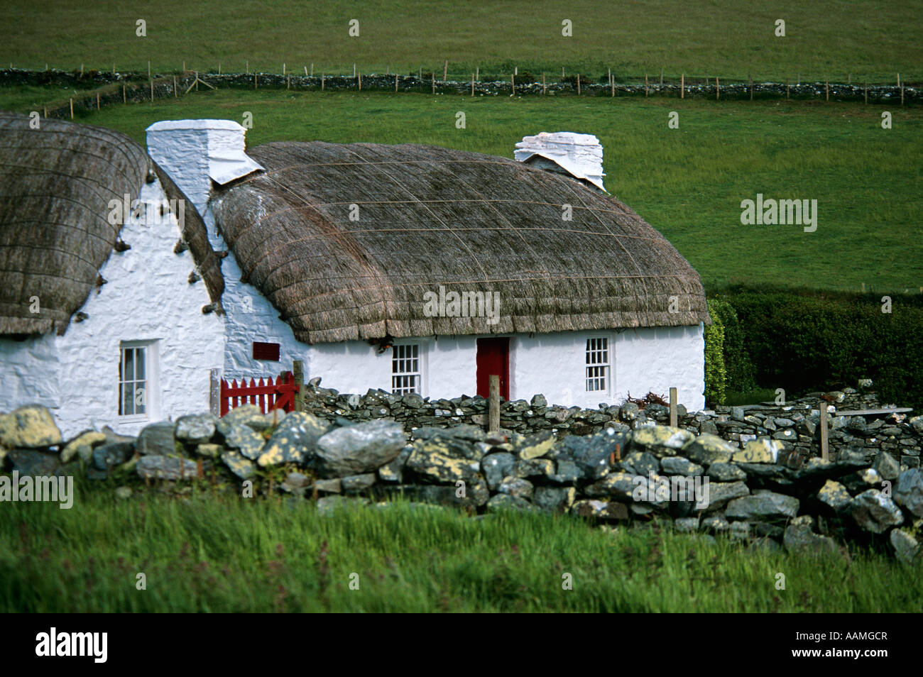 VILLAGE OF CREGNEASH ISLE OF MAN Stock Photo - Alamy