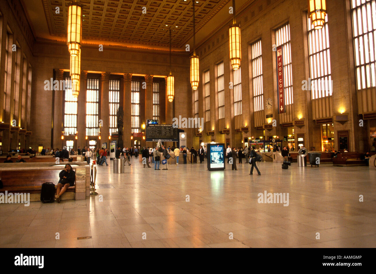 30TH STREET STATION TRAINS Stock Photo - Alamy