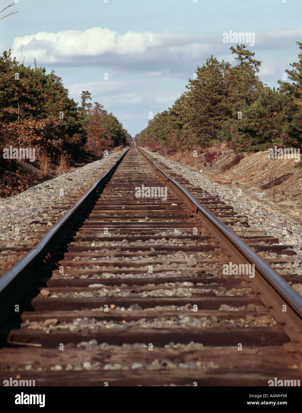 RETRO RAILROAD TRACKS Stock Photo - Alamy