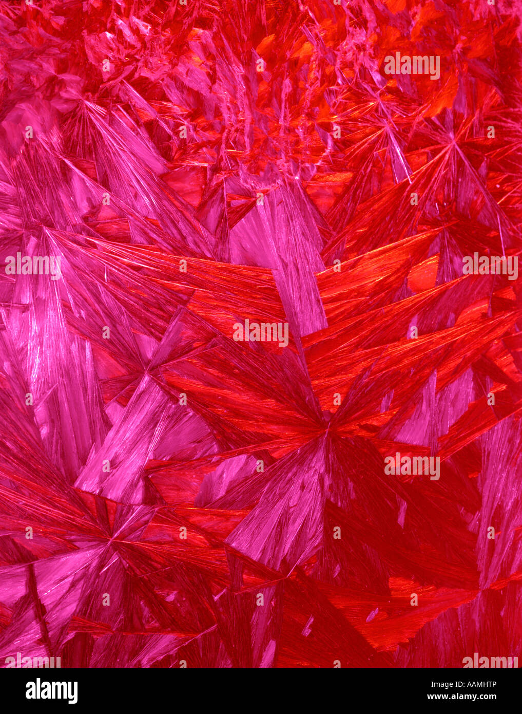 1970s ABSTRACT ORANGE & PURPLE PATTERN OF CRYSTALS ICE PSYCHEDELIC ...