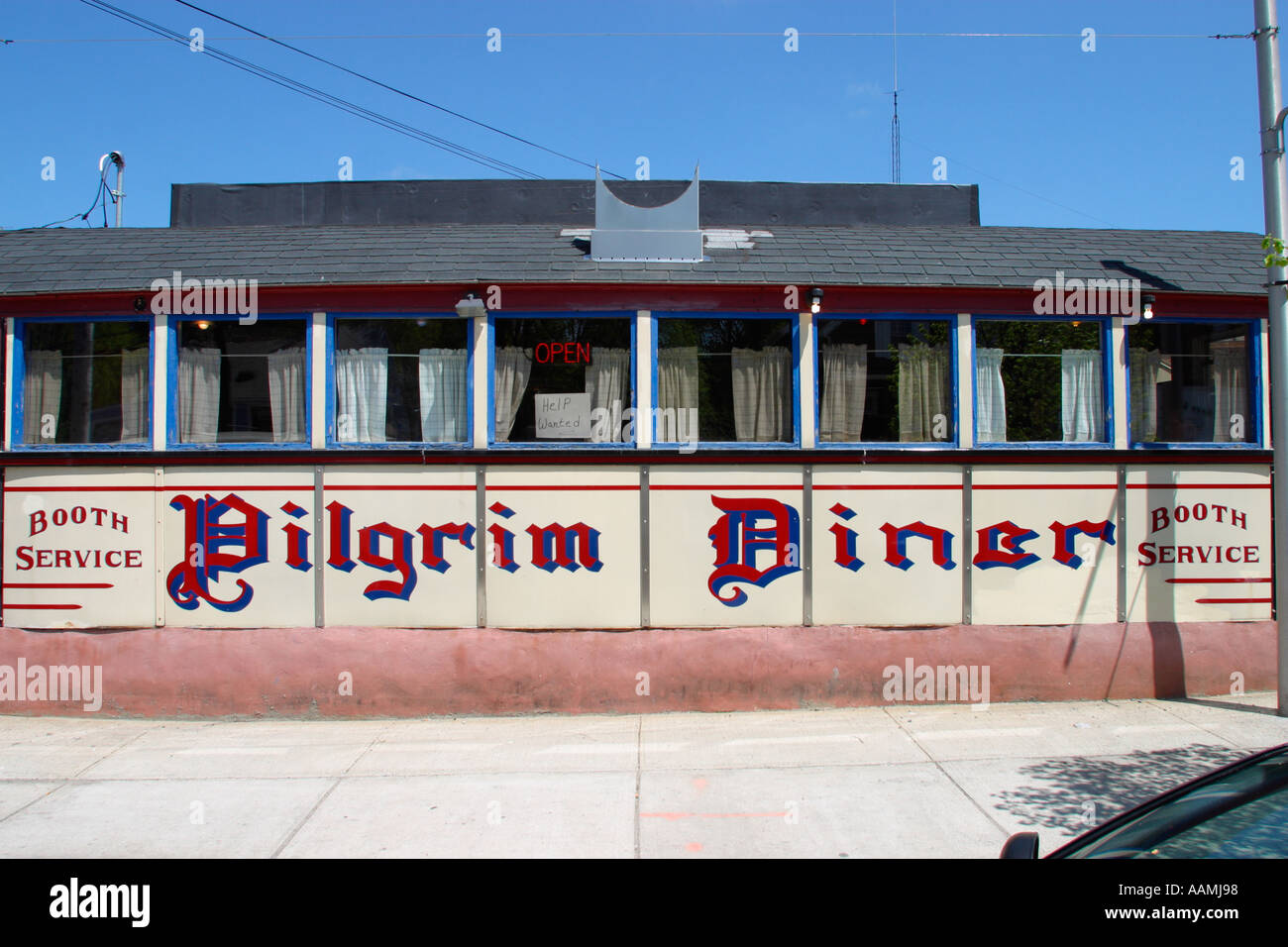 American diner exterior hi-res stock photography and images - Alamy