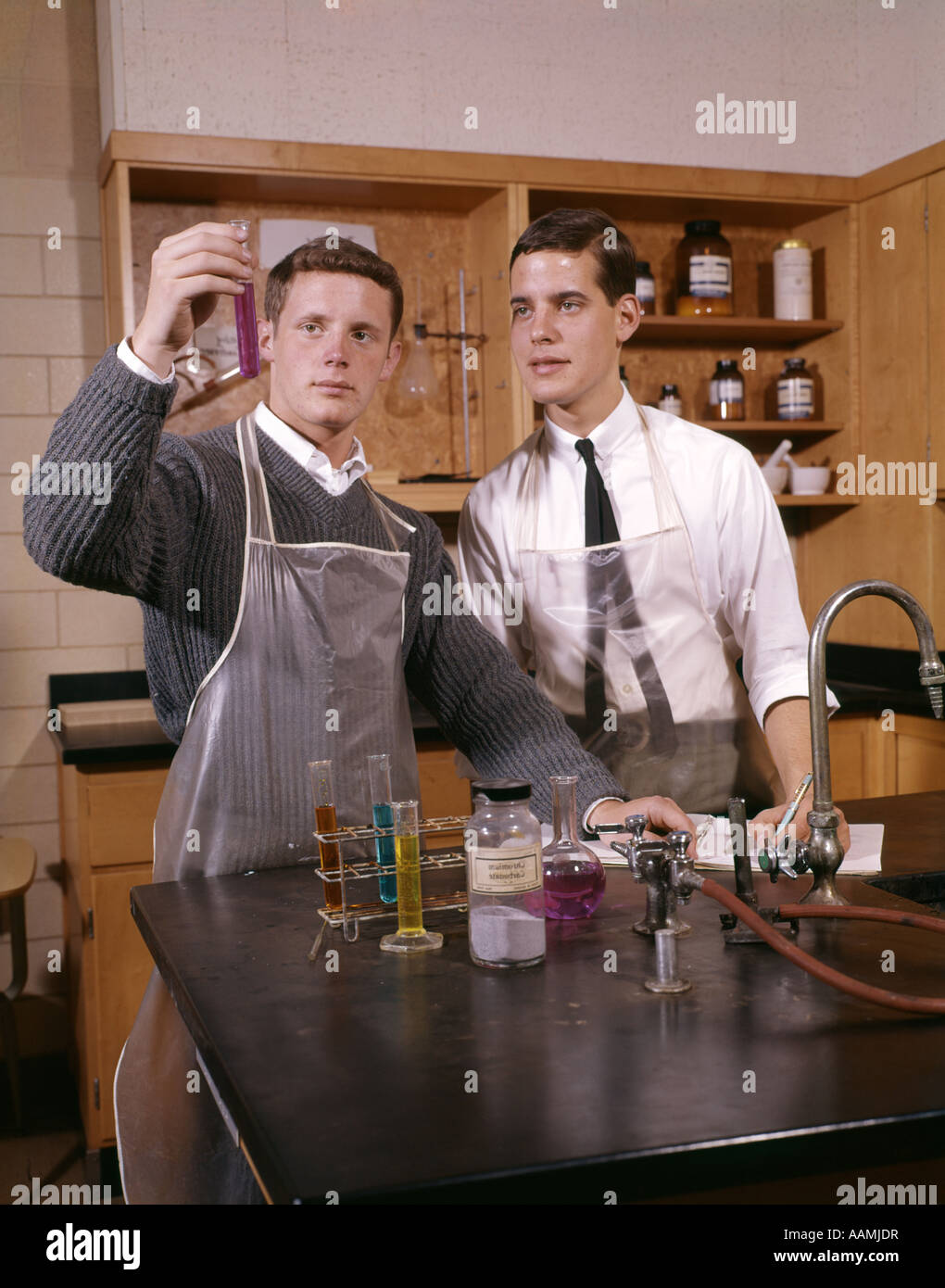 1960s science lab hi-res stock photography and images - Alamy
