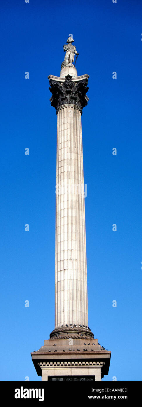 Nelson on his column hi-res stock photography and images - Alamy