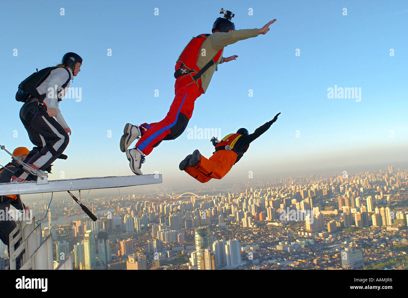 Multi BASE jumper Stock Photo - Alamy