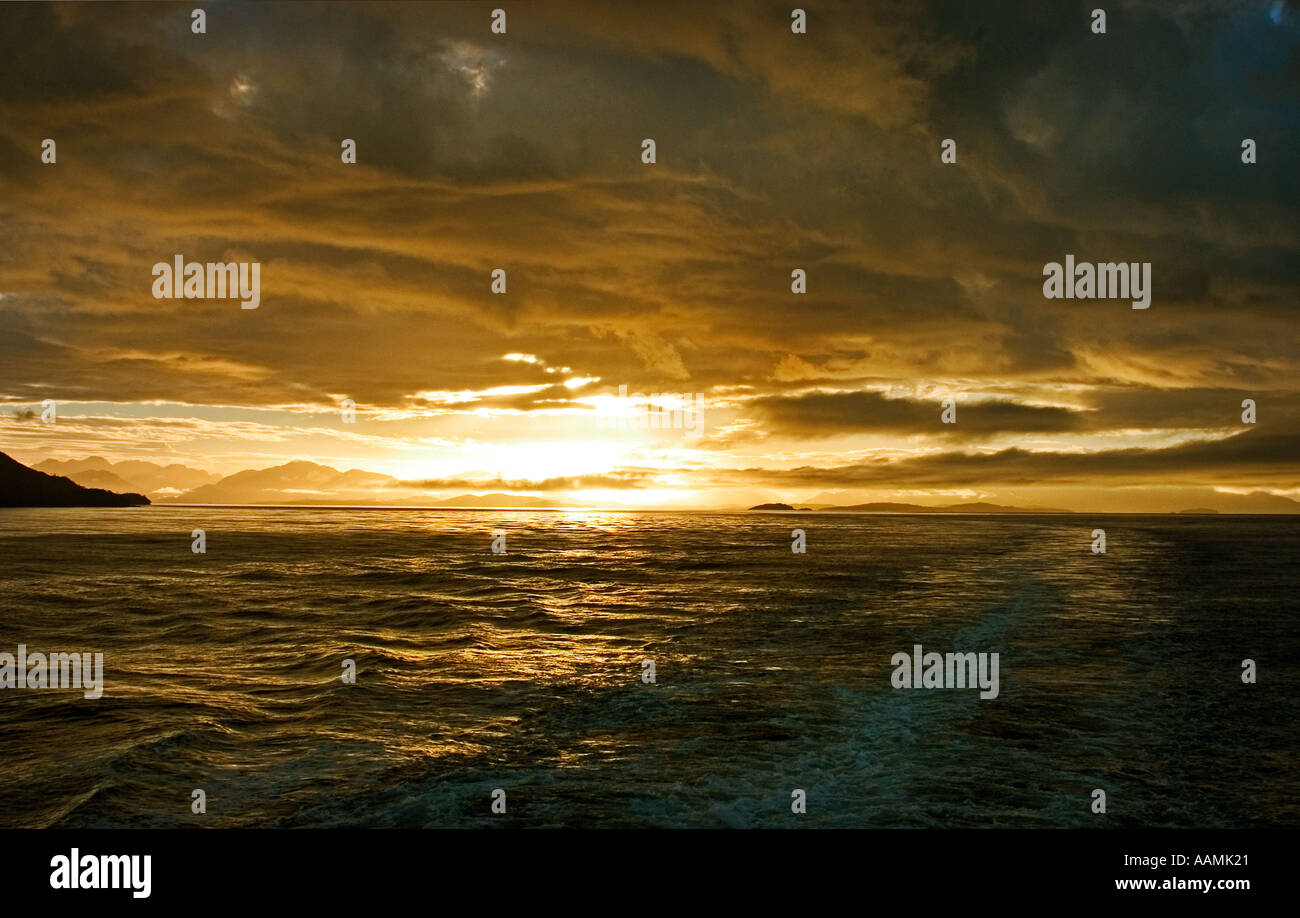 Scenic Cruise Chile Fjords Darwin Channel Stock Photo - Alamy