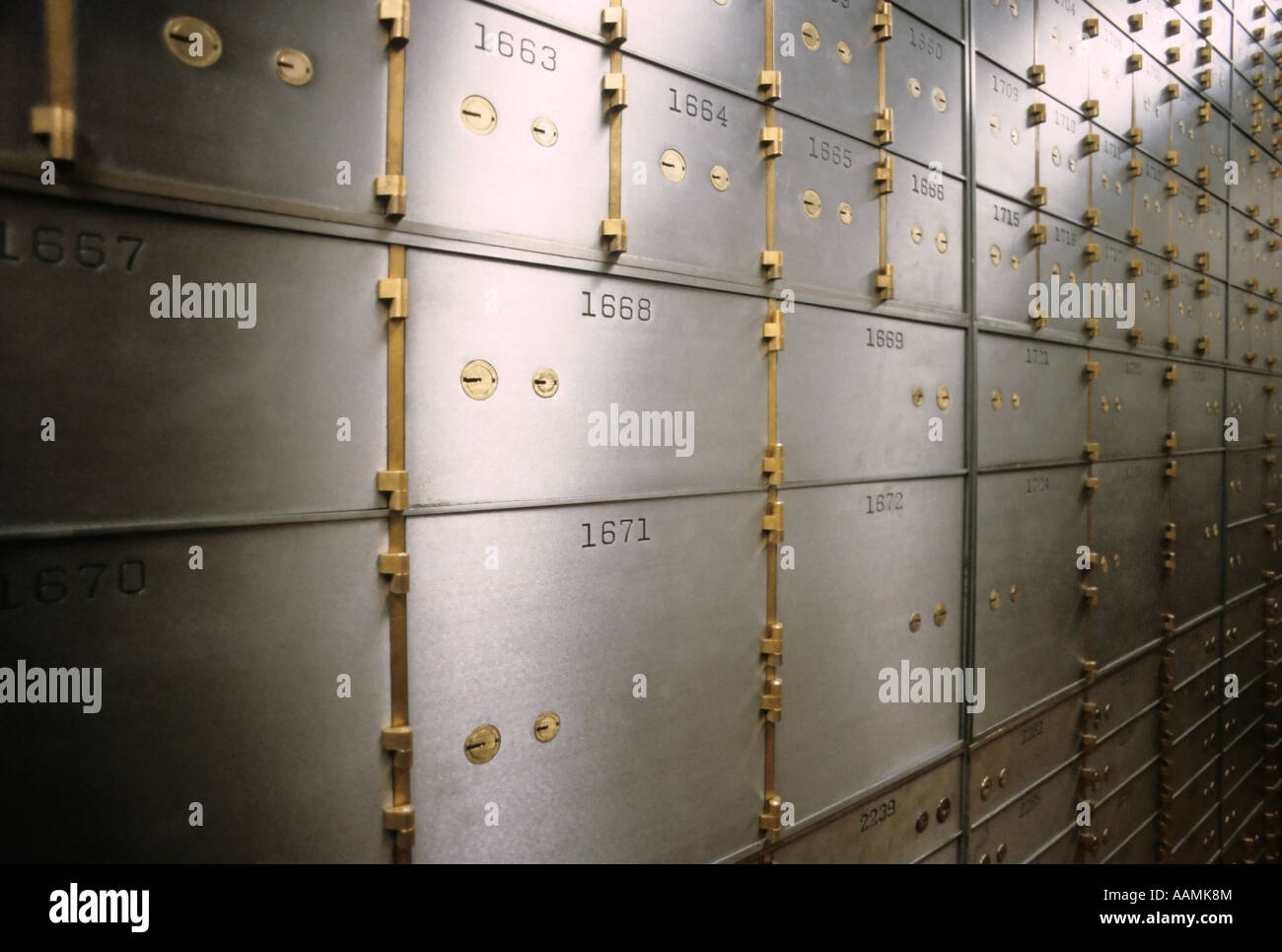 Safe Deposit Boxes Stock Photo - Alamy
