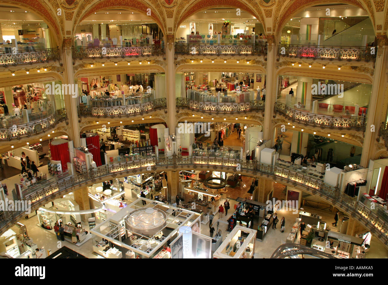 Galleries Lafayette department store Paris France Stock Photo - Alamy