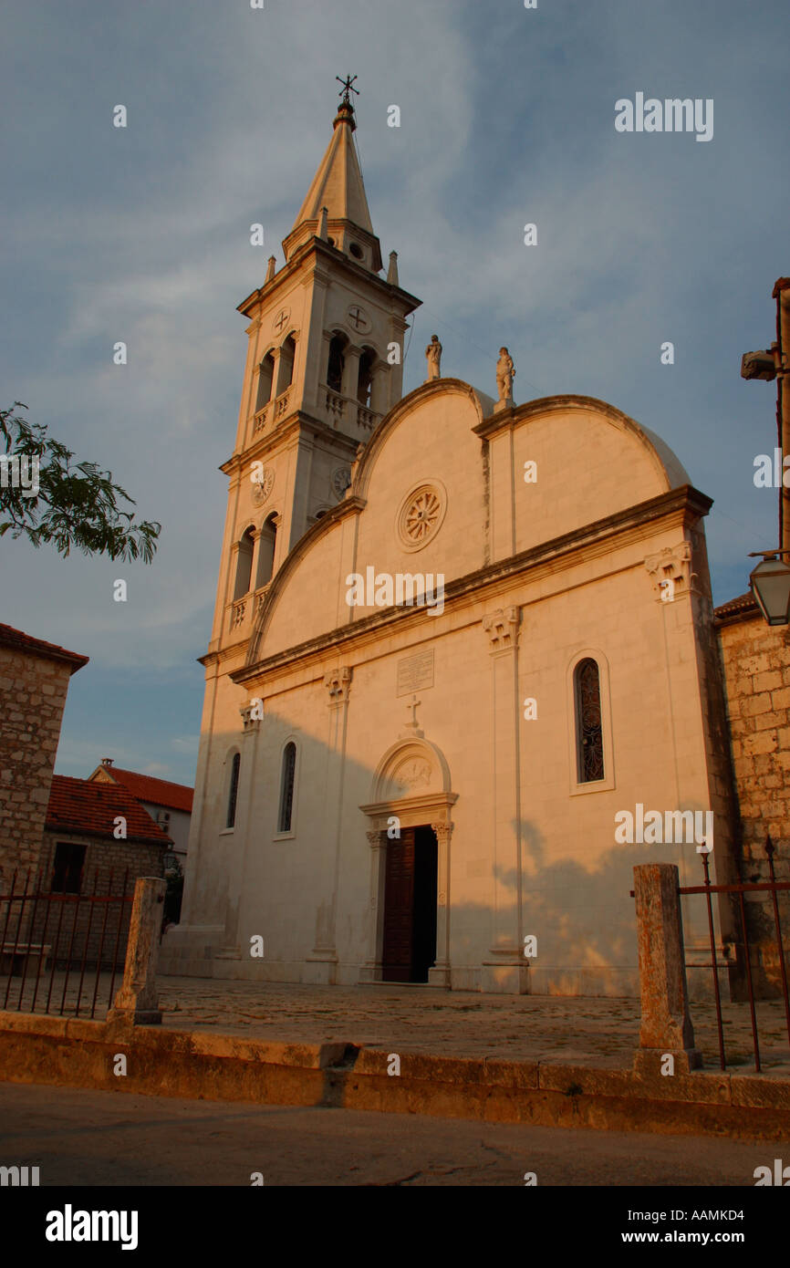 Village of Jelsa Island of Hvar Dalmatia Croatia Hrvatska Stock Photo ...