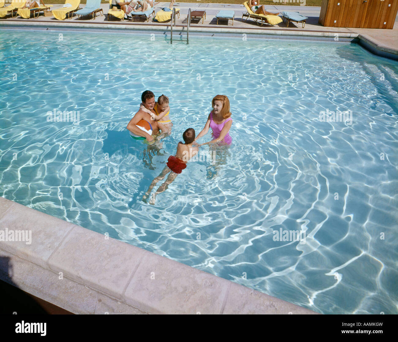 1960s swimming pool hi-res stock photography and images - Alamy