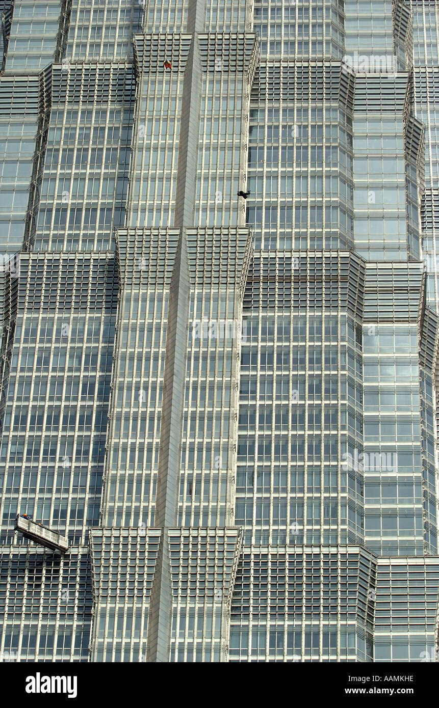 Building BASE Jumper Stock Photo - Alamy