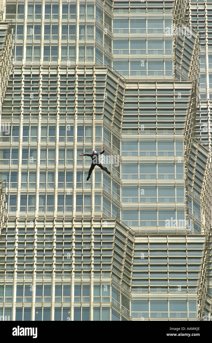 Building BASE Jumper Stock Photo - Alamy