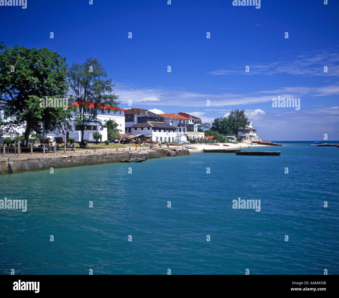 Seafront, Stone Town, Zanzibar Stock Photo - Alamy