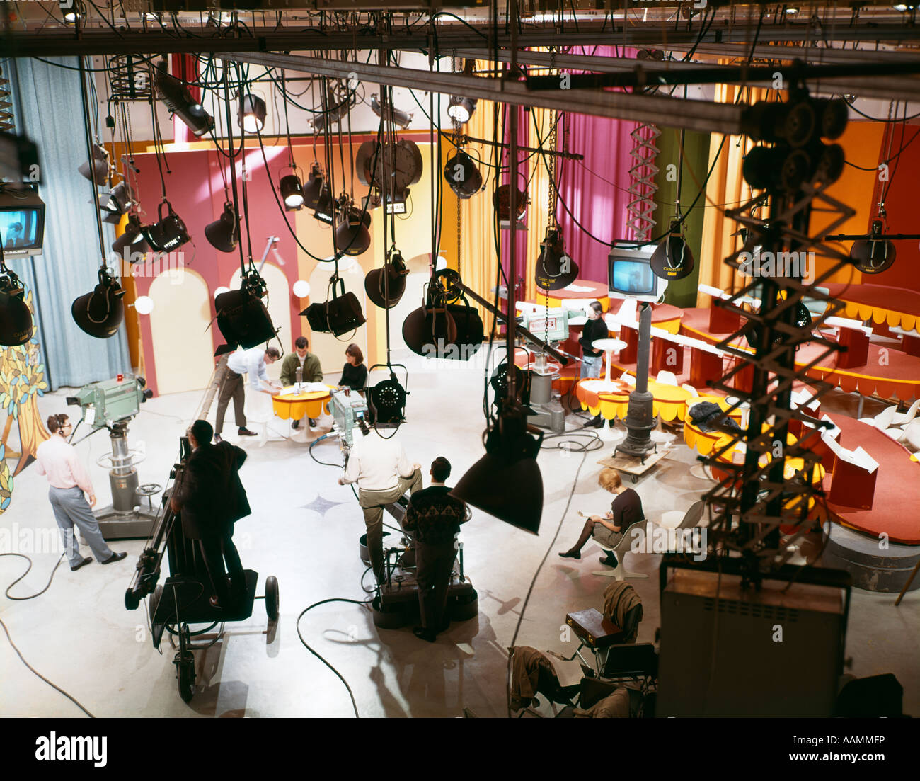 Broadcast studio monitors hi-res stock photography and images - Alamy