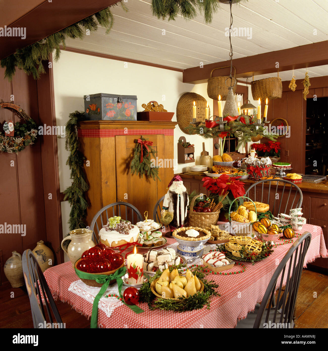 Christmas party food large room hi-res stock photography and images - Alamy