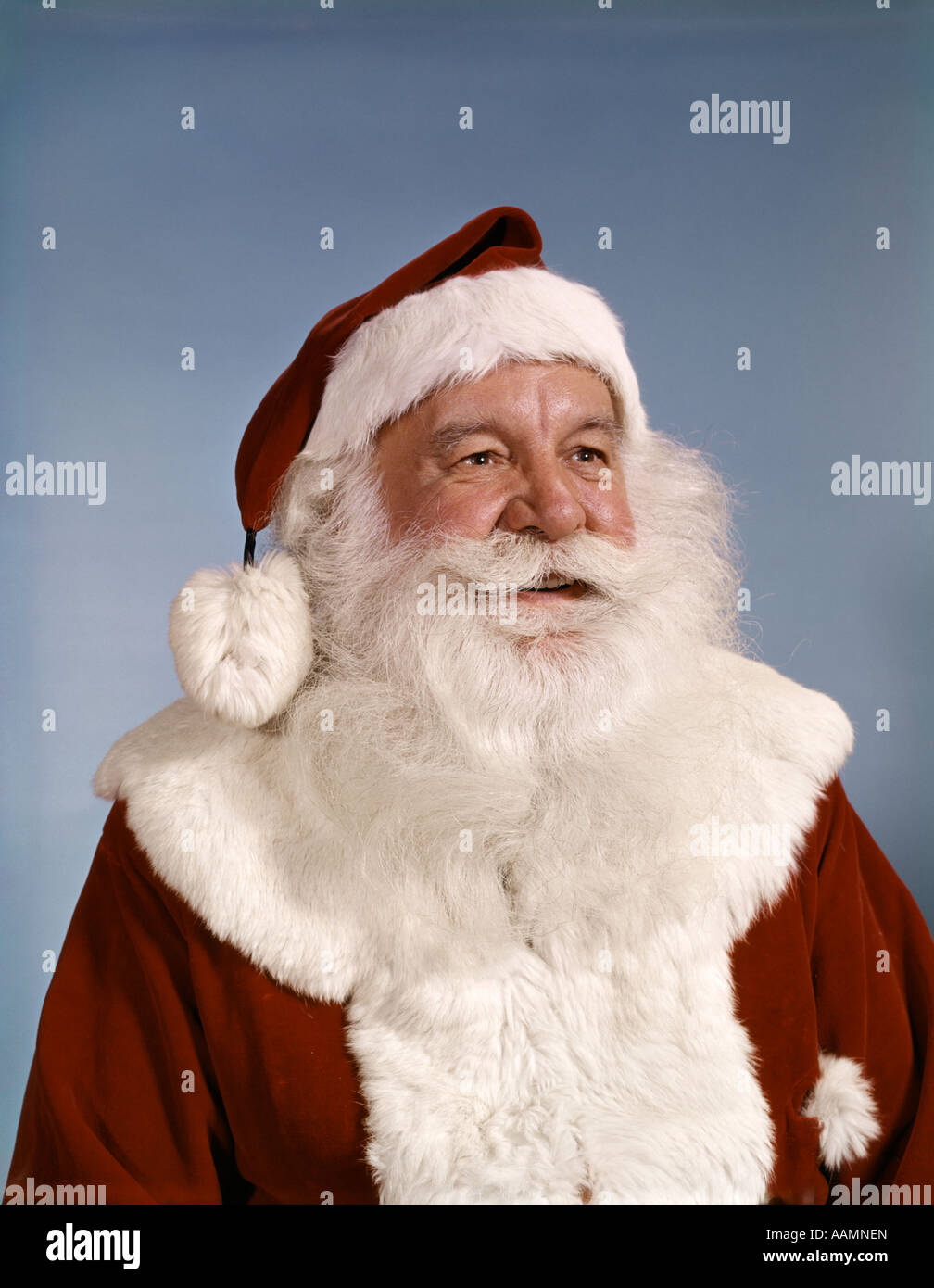 1960s SMILING PORTRAIT OF SANTA CLAUS Stock Photo - Alamy