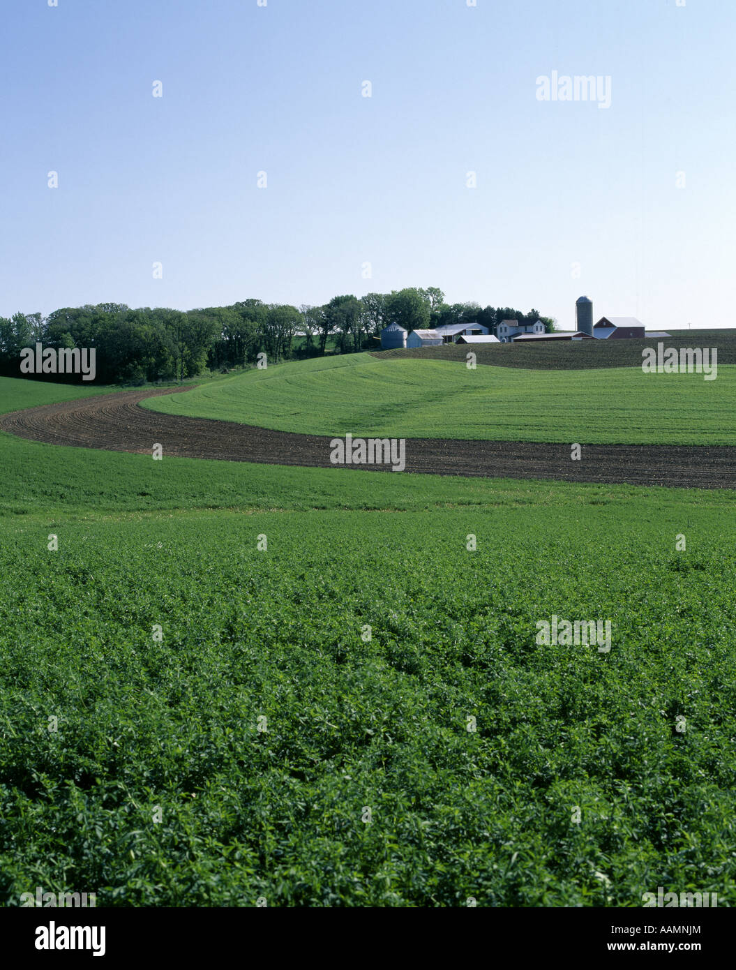 Contour strip farming hi-res stock photography and images - Alamy