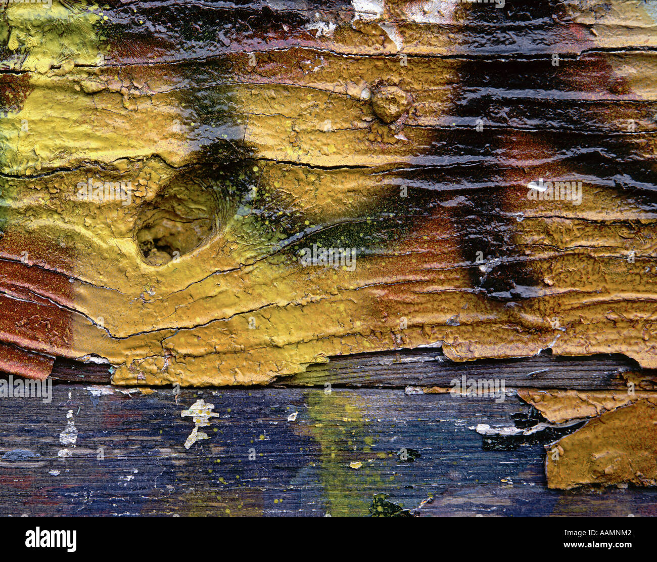 Closeup of weather beaten wall painting Stock Photo - Alamy